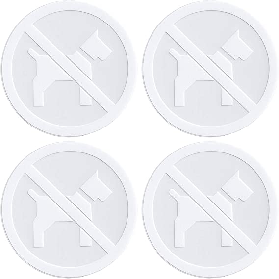 Set stickere, avertizare, Interzis animale, autocolant, 4 buc, 8x8 cm ...