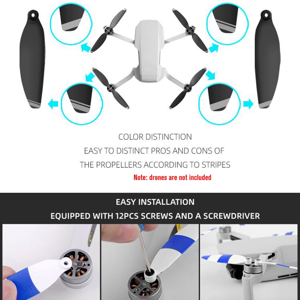 Set Elice Drona DJI Mavic Mini 8 buc, 4726F - eMAG.ro