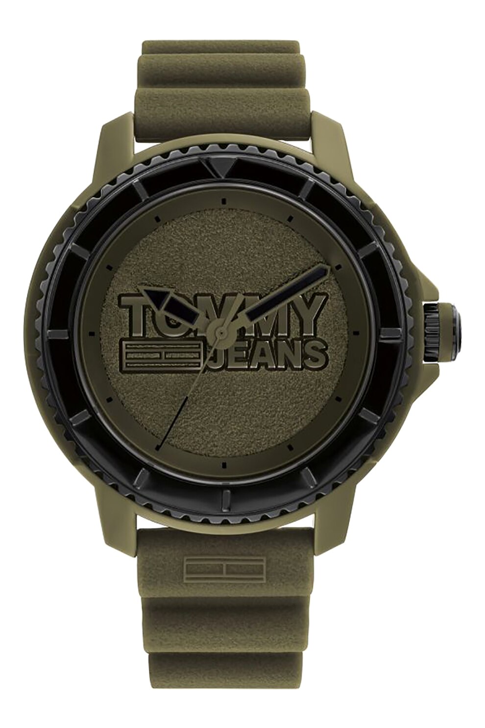 Tommy Hilfiger, Часовник със силиконова каишка, Каки - eMAG.bg