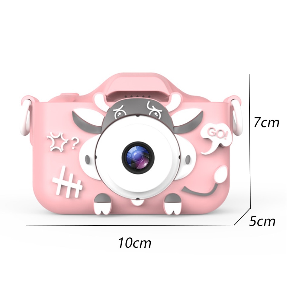 Aparat foto pentru copii, 2000W, camera duala, Roz - eMAG.ro