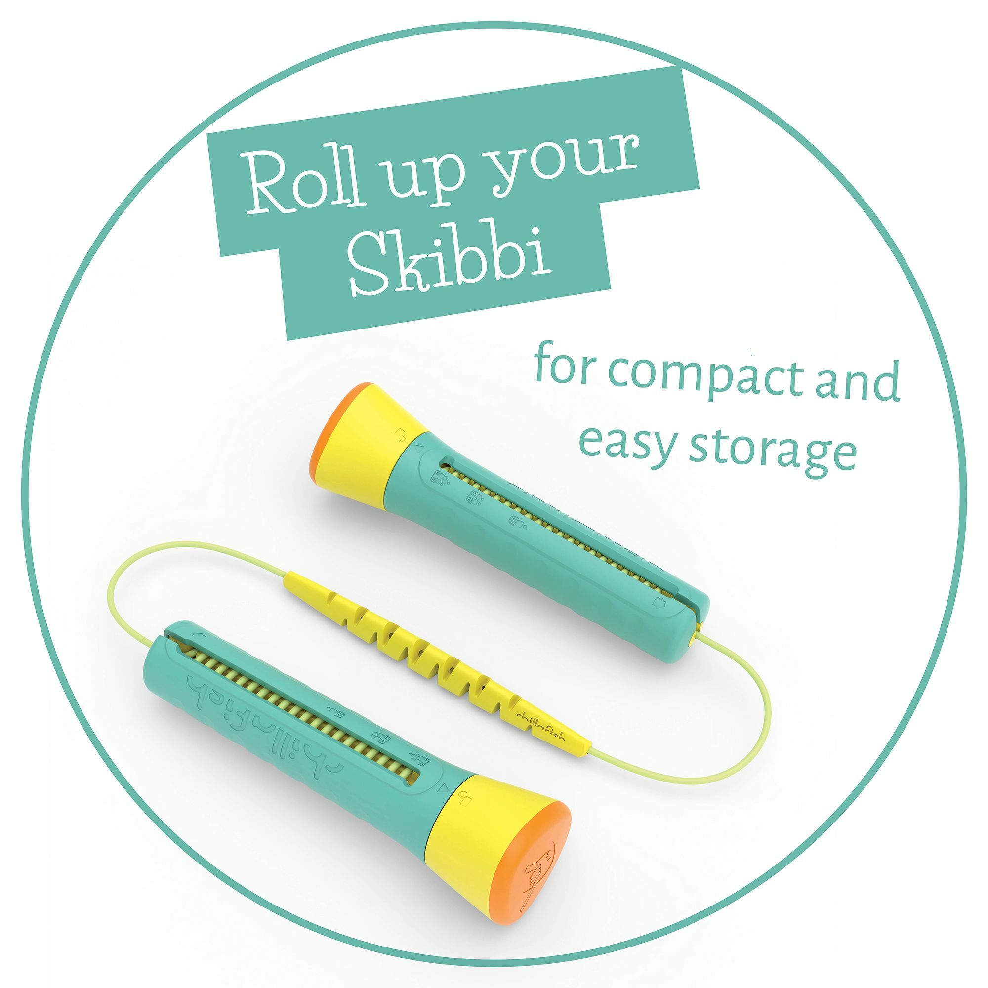 Въже за скачане с регулируема дължина Skibbi, Дължина от 20 см до 3 м ...