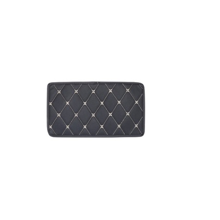 Husa Cotiera Auto Universala 29 cm x 17 cm negru cu cusaturi albe - eMAG.ro