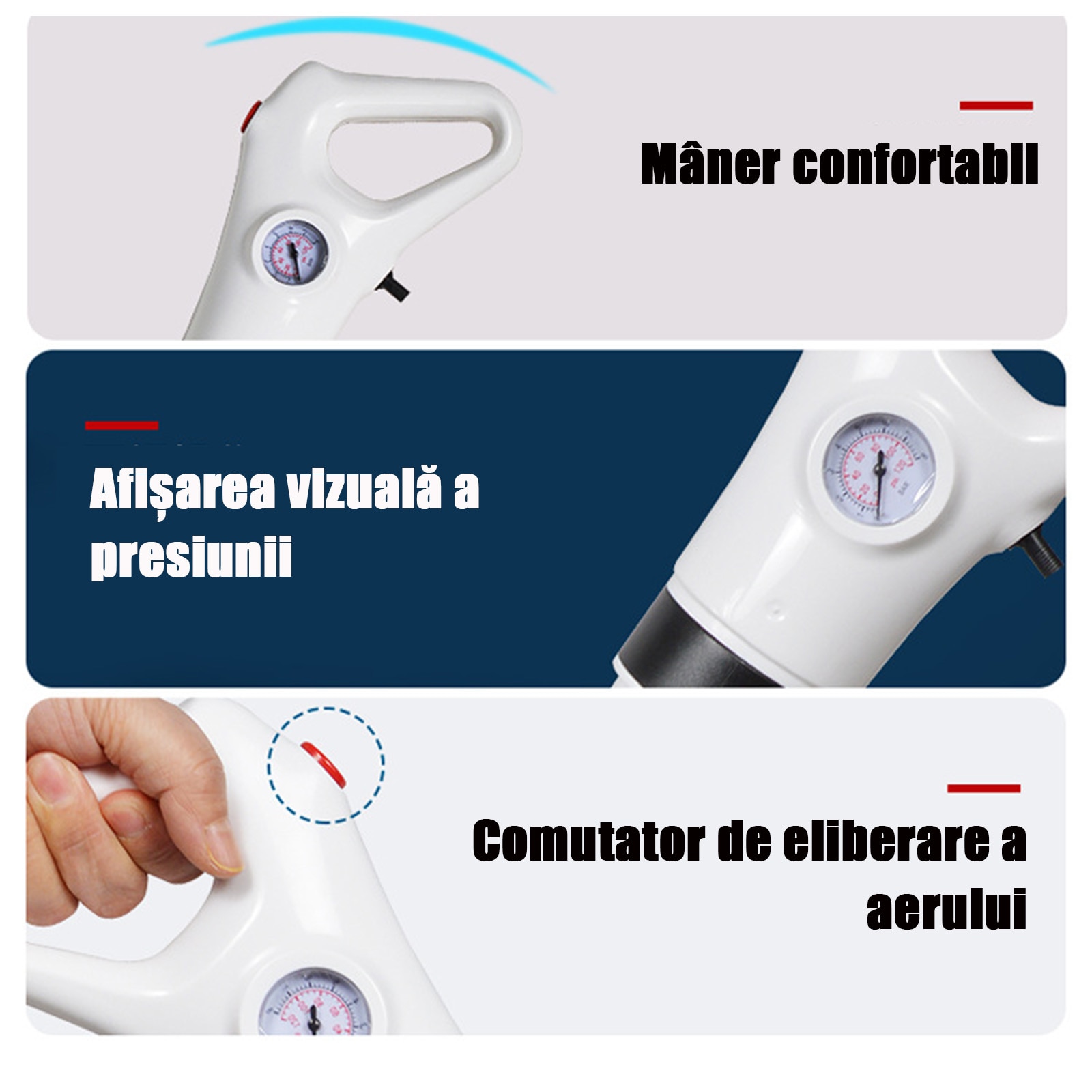 Pompa cu Aer Comprimat pentru Desfundat Tevi Infundate de Chiuveta ...