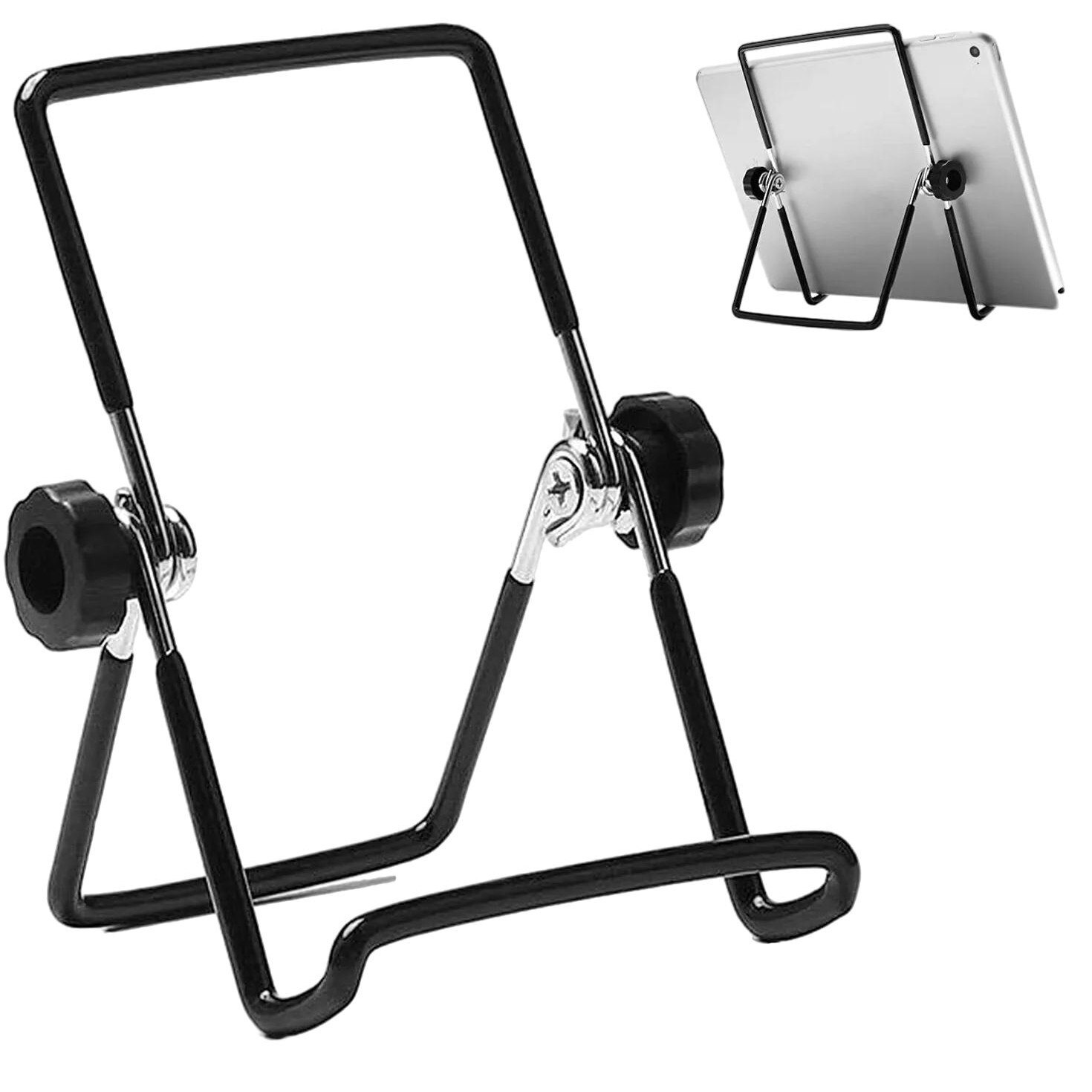 Suport pentru tableta, Metal, 18x14x2.5 cm, Negru - eMAG.ro