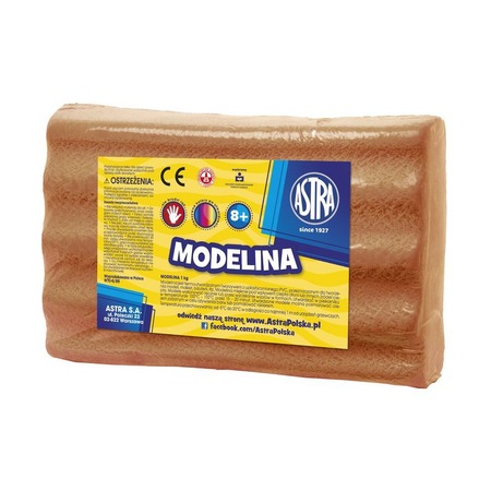 Lut modelaj pentru cuptor, Astra, Modelina, 1kg, 8+, Maro - eMAG.ro