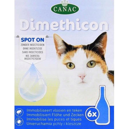 Picaturi anti capuse/purici, Canac, Pentru pisici, 6 doze - eMAG.ro