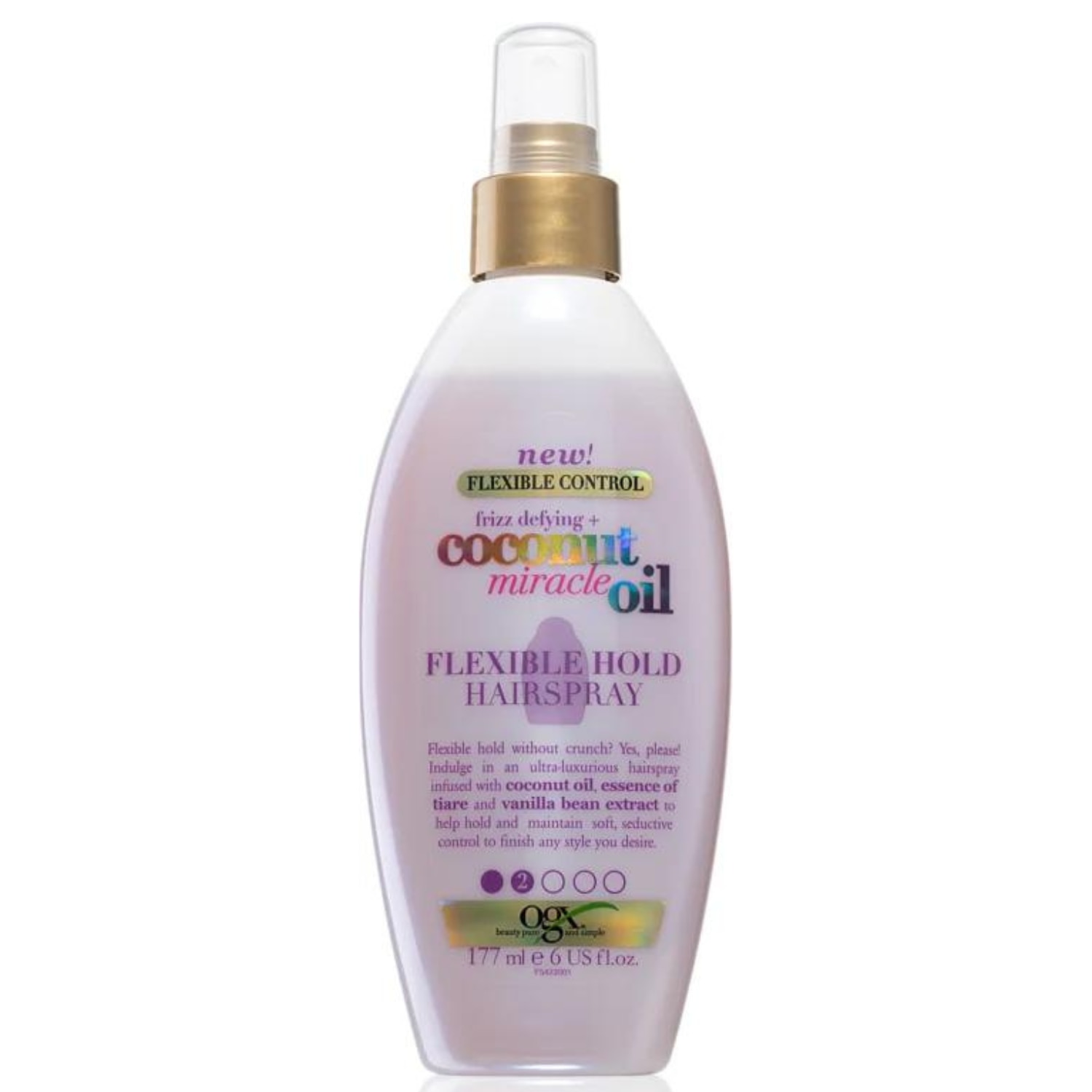 Spray fixativ OGX Cocos Miracle Oil Light Hold, 177 ml - eMAG.ro