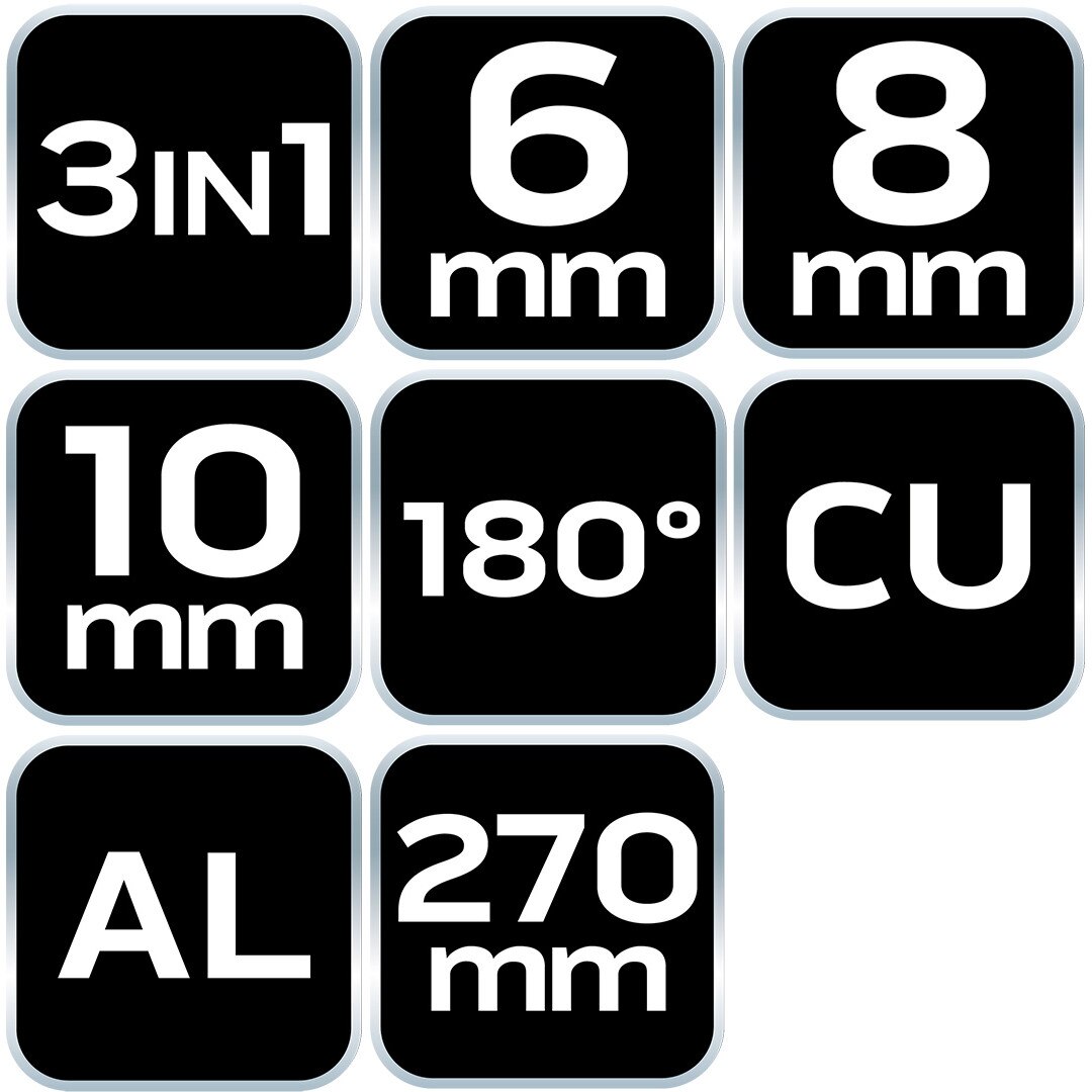 Cleste 3 in 1 pentru indoit tevi, NEO Tools, Aluminiu, Diverse marimi ...