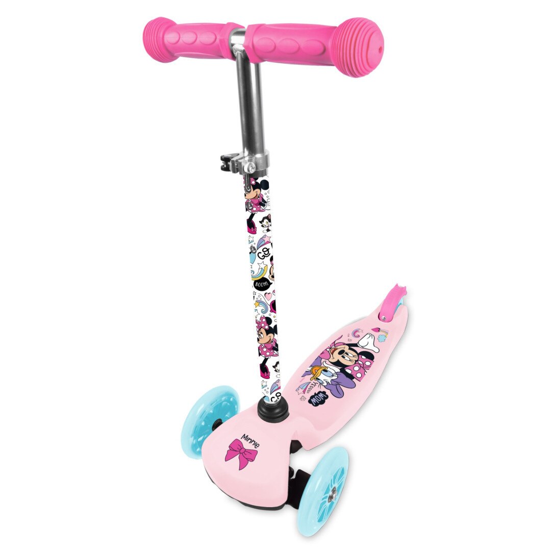 Scuter cu trei roti, Seven, MINNIE MOUSE, 2 ani+, Roz - eMAG.ro