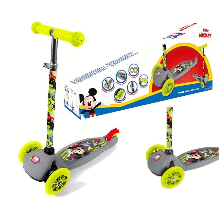 Scuter cu trei roti, Seven, MICKEY MOUSE, 2 ani+, Multicolor - eMAG.ro