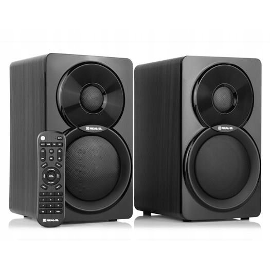 Set 2 difuzoare cu telecomanda, REAL-EI. 46W, USB - eMAG.ro