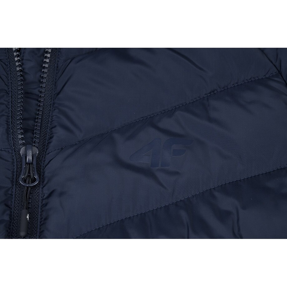 Geaca pentru copii, 4F, Bumbac/Poliester, Bleumarin, 140 - eMAG.ro