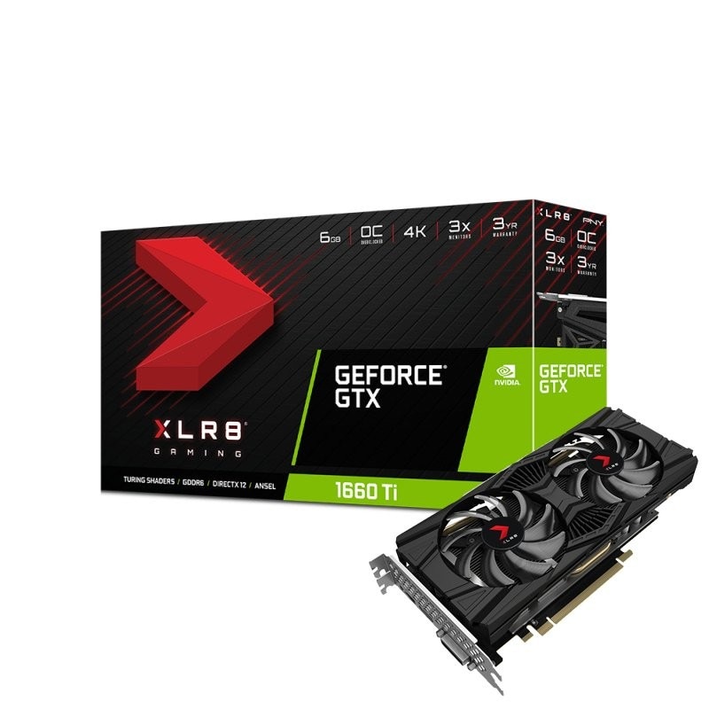 Placa video, GeForce GTX1660 Ti, 6GB, Ventilator dublu, Negru - eMAG.ro