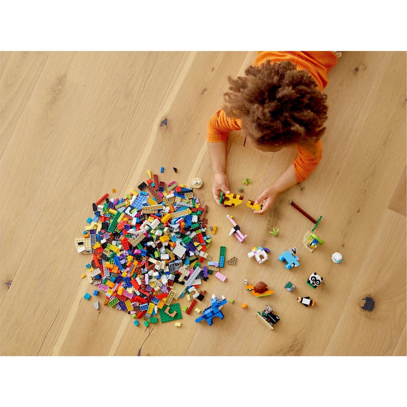 Set constructii, LEGO, Cu animale, Multicolor - eMAG.ro