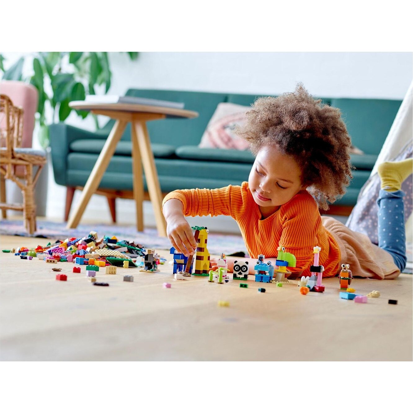 Set constructii, LEGO, Cu animale, Multicolor - eMAG.ro