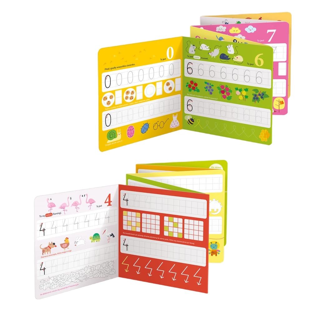 Set 2 carticele educative Czuczu, Scrierea numerelor, Multicolor - eMAG.ro