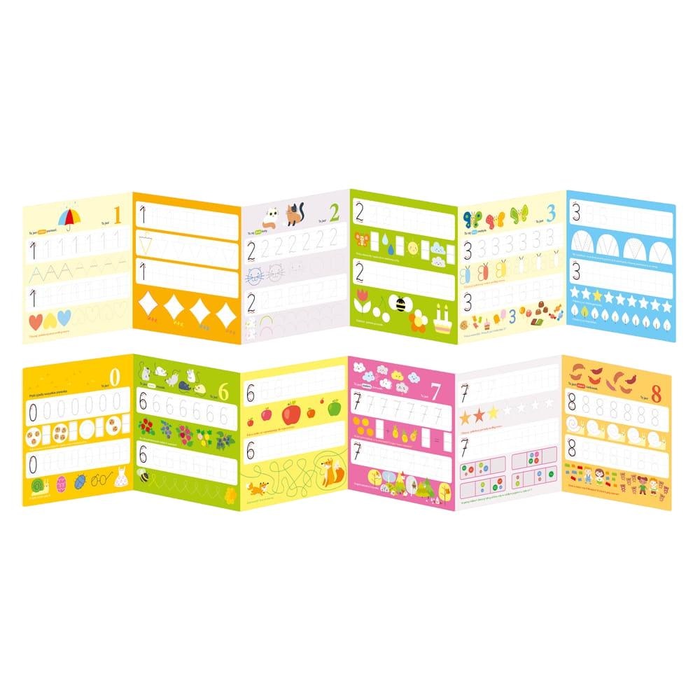Set 2 carticele educative Czuczu, Scrierea numerelor, Multicolor - eMAG.ro