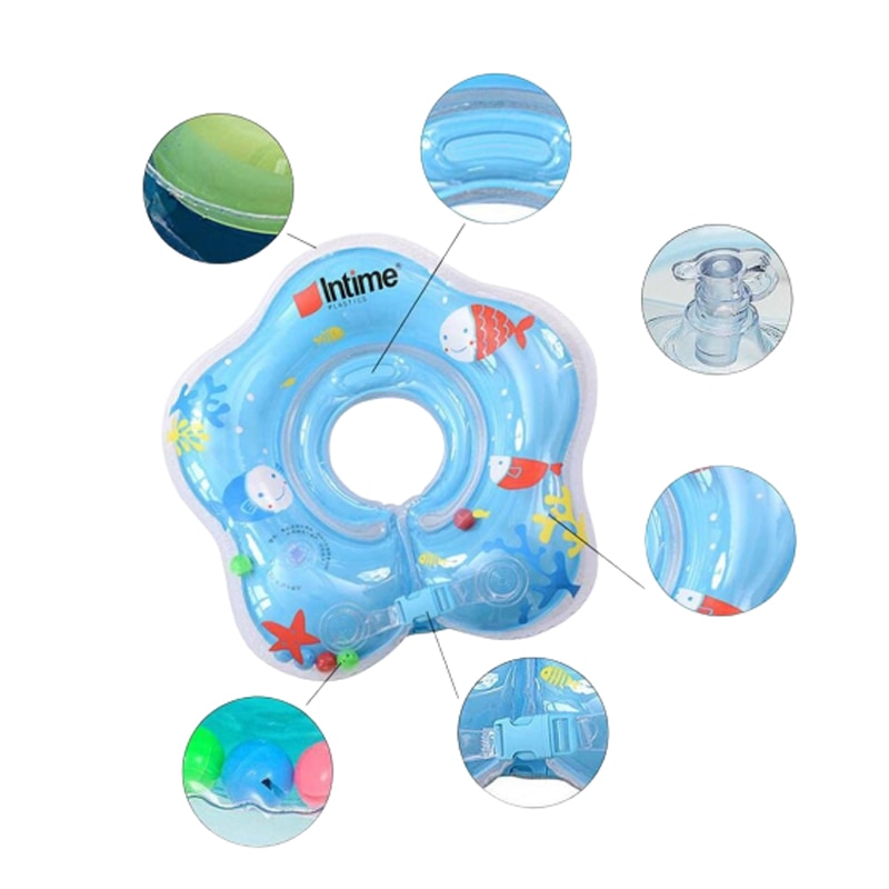 Colac de inot pe gat pentru copii Mini Junior YT-076L, Albastru - eMAG.ro