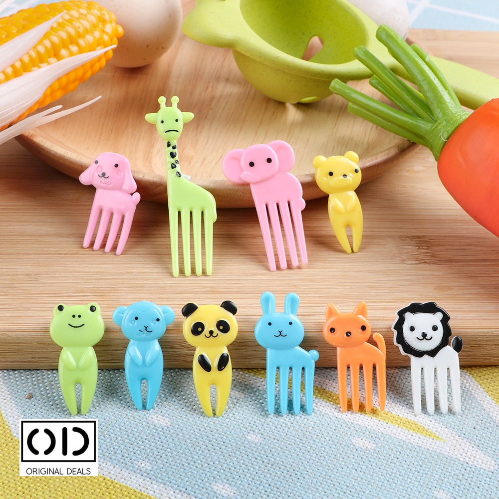 Mini Furculite pentru Fructe, Legume, Mancare si Prajituri, pentru ...