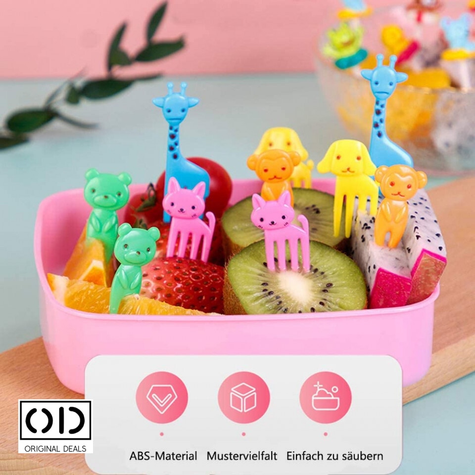 Mini Furculite pentru Fructe, Legume, Mancare si Prajituri, pentru ...