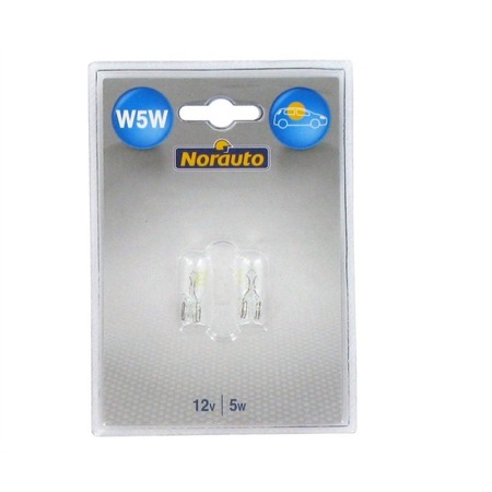 Set becuri auto auxiliare Norauto W5W, 5W, 12V - eMAG.ro