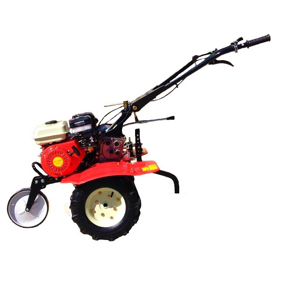 Motosapa HS 500 -7 CP freza 100 cm - cutite mari + roti cauciuc - eMAG.ro