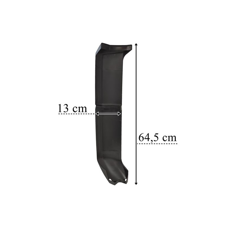 Colt dreapta cabina, Lamiro, Pentru Man L2000 LE2000 M2000, Gri inchis ...