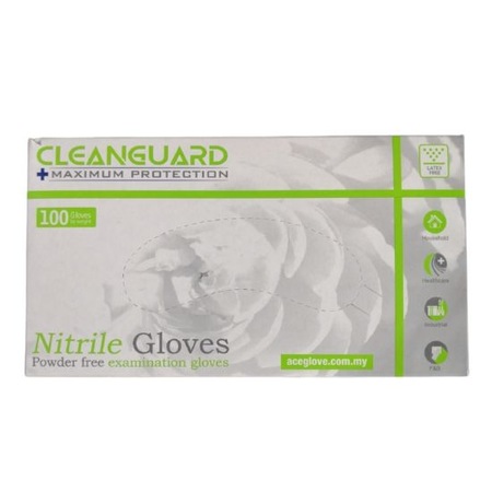 Нитрилни ръкавици Cleanguard за еднократна употреба 100 бр./кутия ...