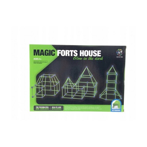 Set de constructie cort pentru copii, Anagre, 87 piese, Multicolor ...