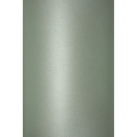 Hartie decorativa colorata metalizata Sirio Pearl 125g Sage verde ...
