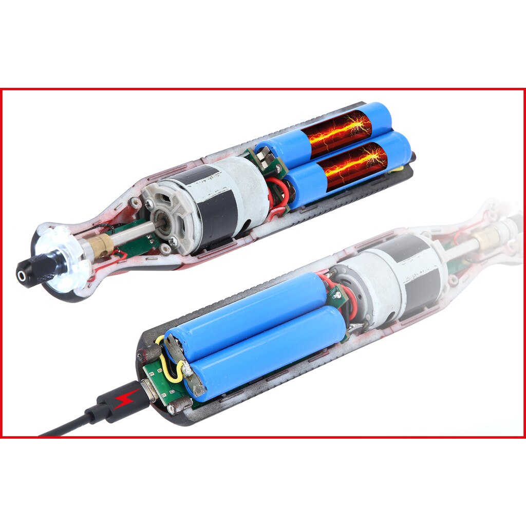 Set de scule multifunctionale cu acumulator cu 50 de accesorii, KS ...