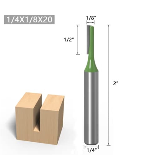7 bucati freza de frezat drept cu tija de 6 mm, freza dreapta, pentru ...