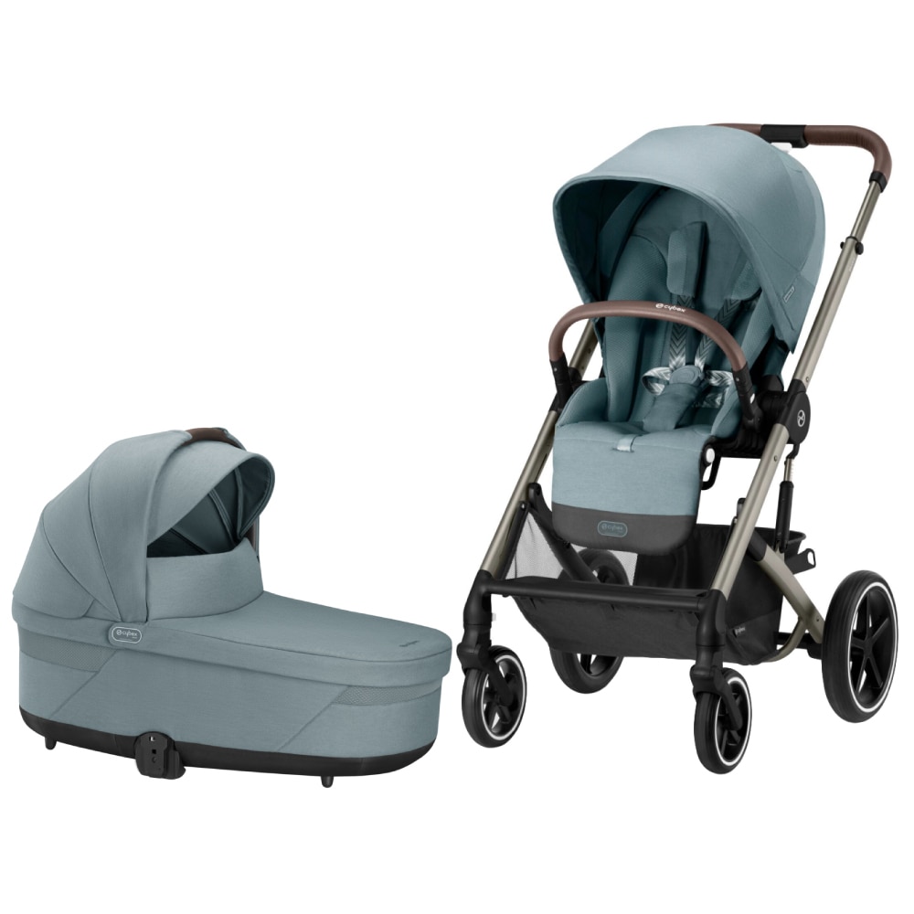 Carucior Cybex, Balios S Lux 2 in 1 TPE, Sky Blue - eMAG.ro