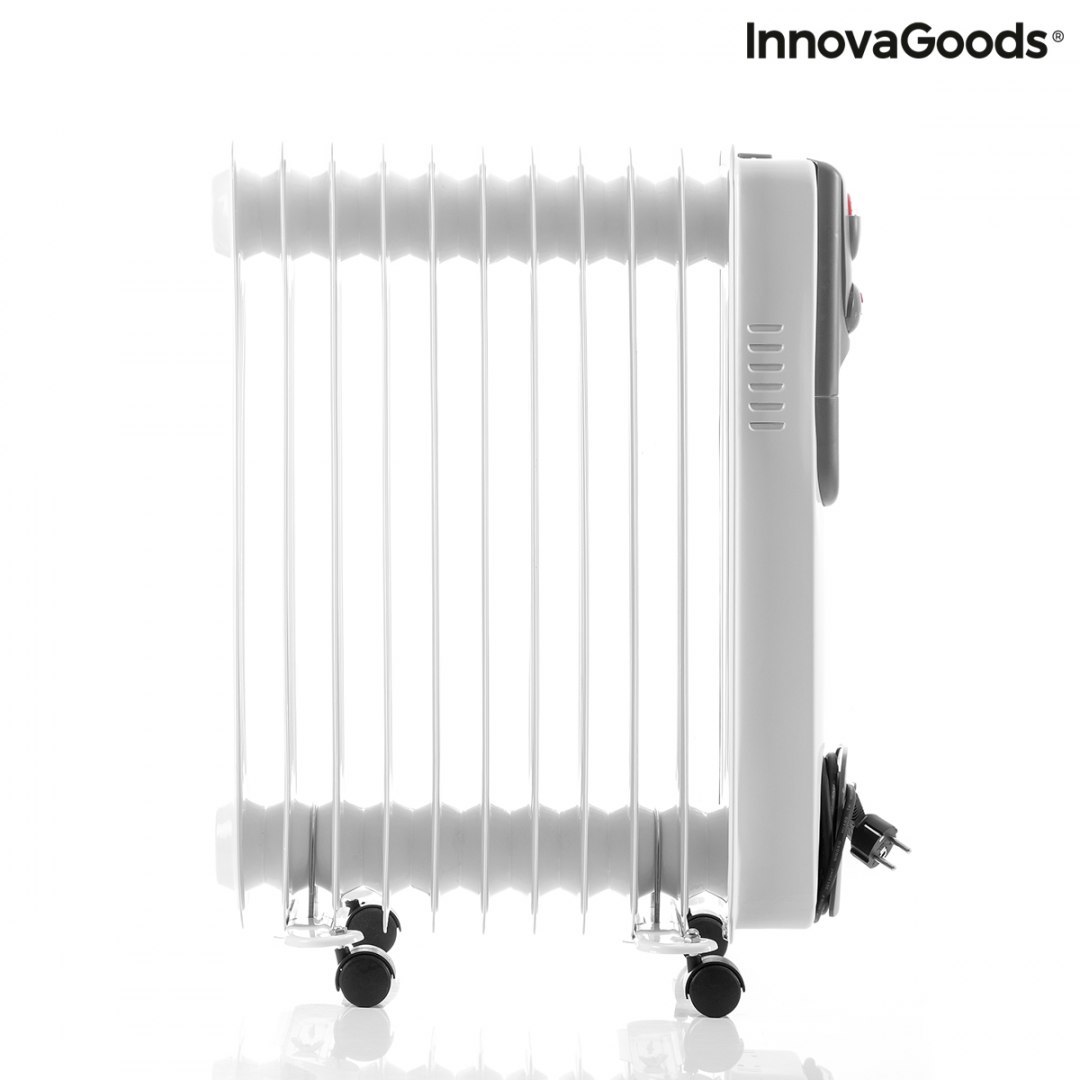 Calorifer electric Oileven, InnovaGoods, 2500 W, Alb/Gri - eMAG.ro