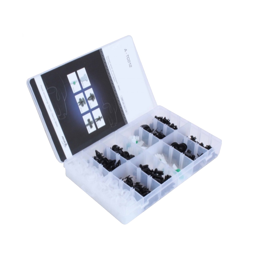 Set de cleme, clipsuri auto compatibile cu BMW, 290 piese, Asta - eMAG.ro