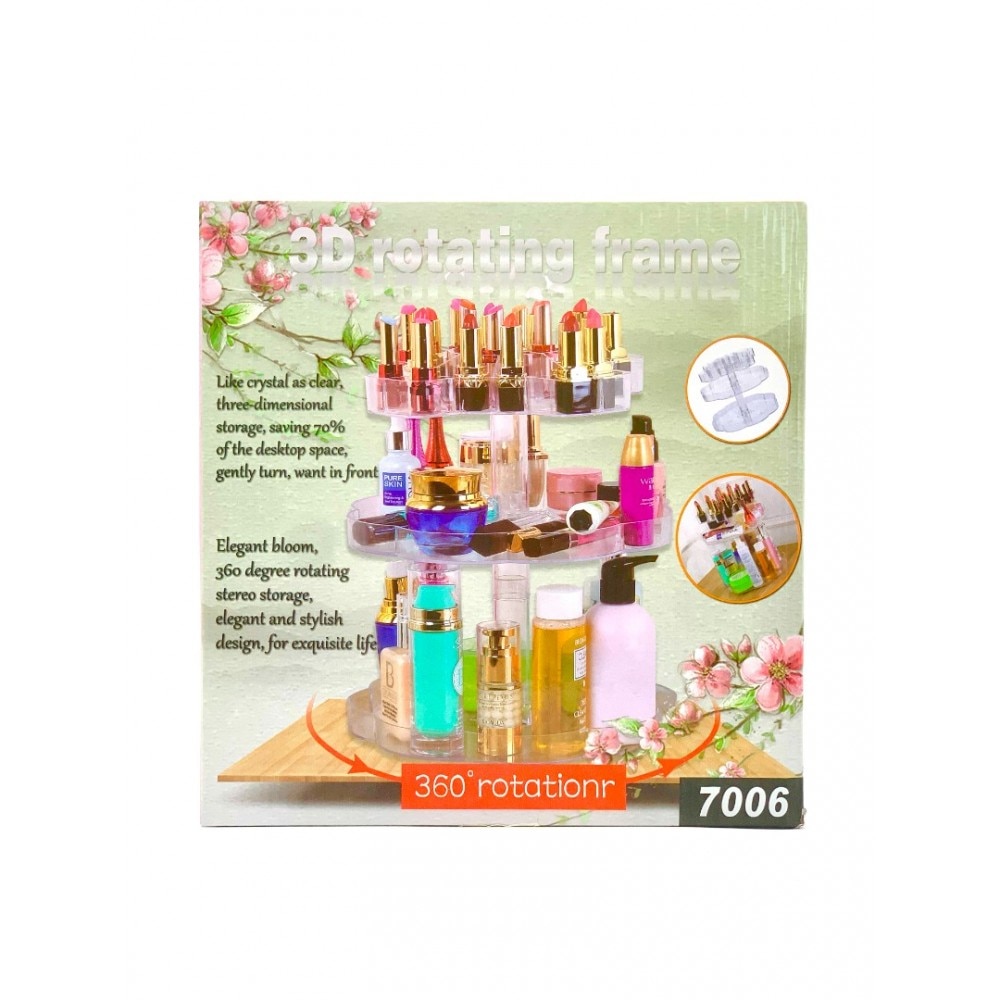 Organizator cosmetice, rotativ, 360° - eMAG.ro