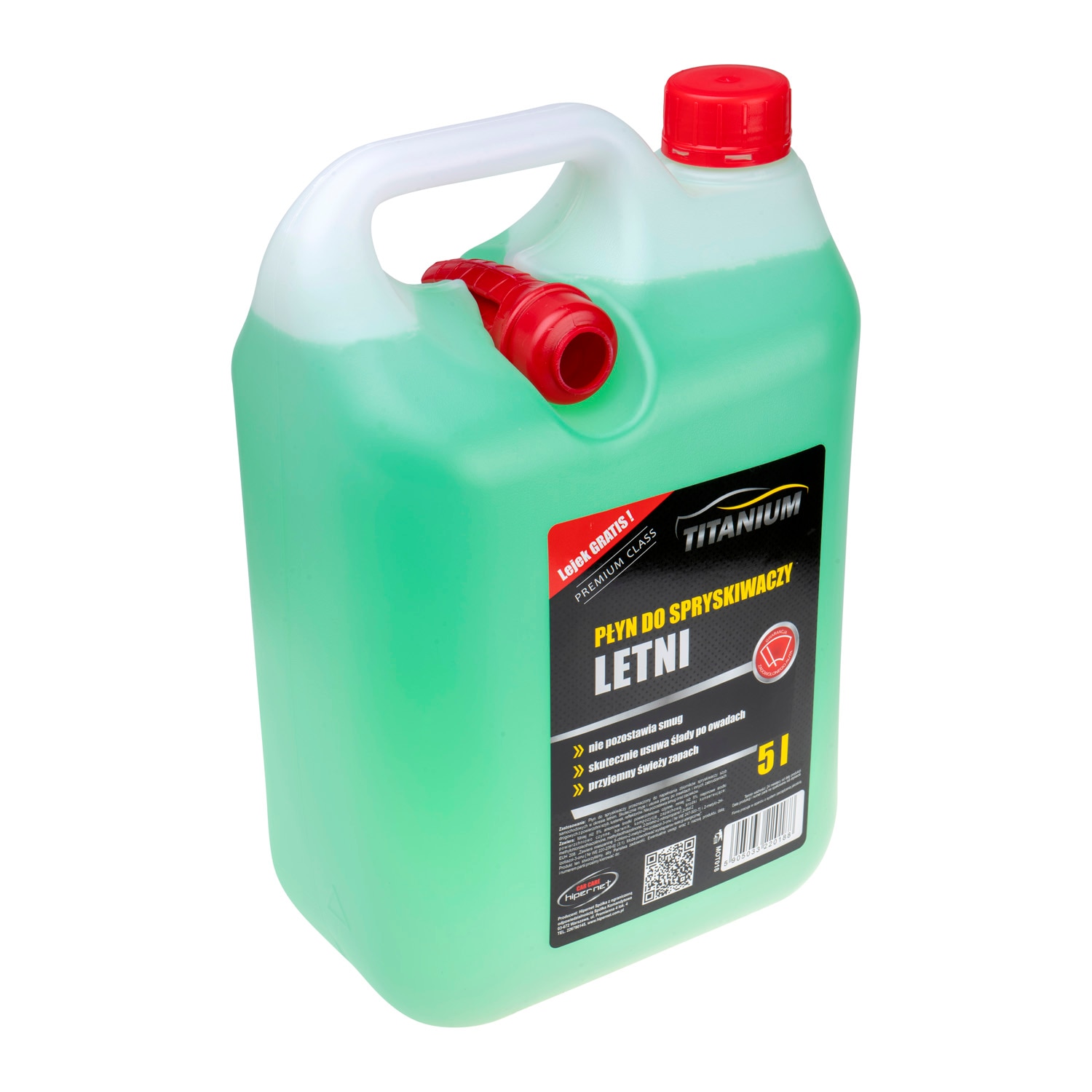 Lichid parbriz auto de vara + palnie, Titanium, Miros de citrice, Verde ...