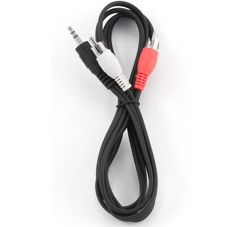 Cablu audio Gembird stereo 3.5 mm jack la 2 x RCA, 1.5m CCA-458 - eMAG.ro