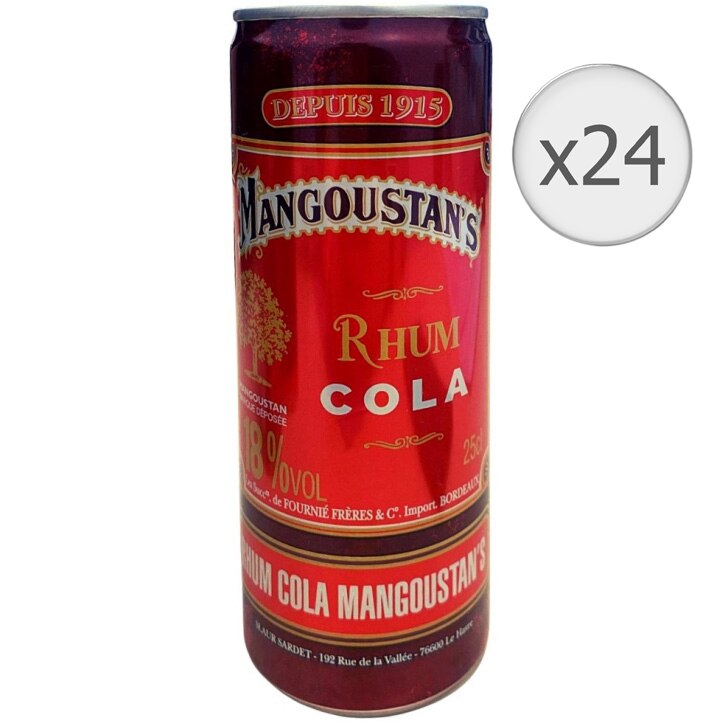 Bautura Carbogazosa Mangoustan’s Rhum - Cola, Doza, 24 x 0.25l - eMAG.ro