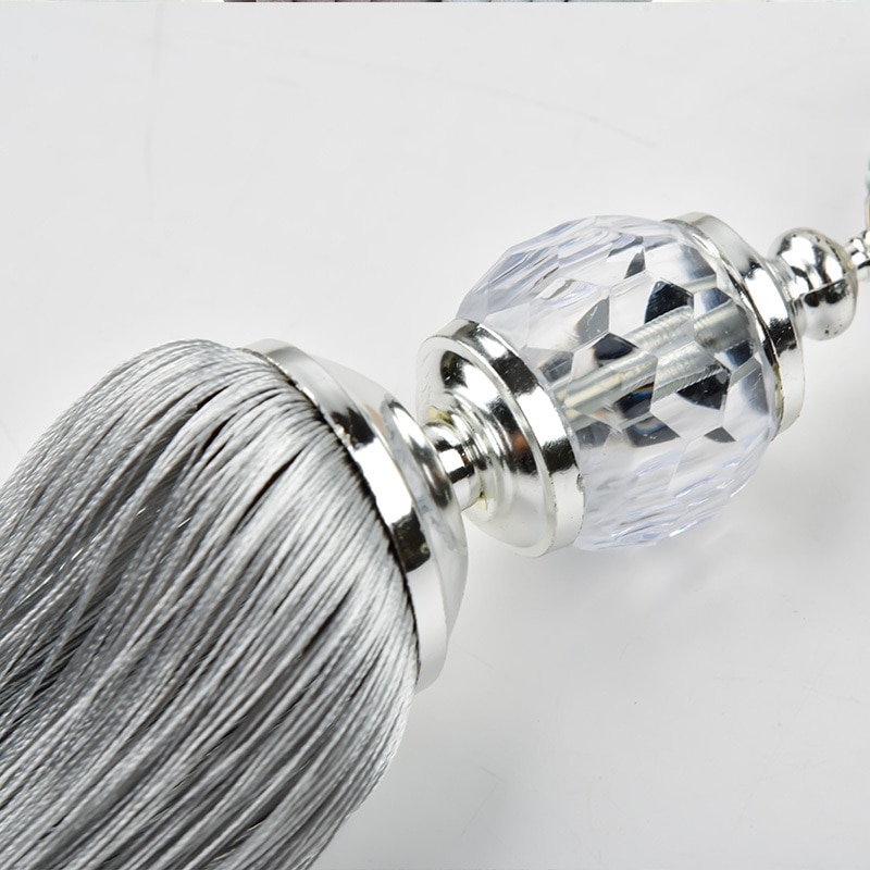 Snur prindere pentru perdea, Nylon, 30 cm, Gri - eMAG.ro