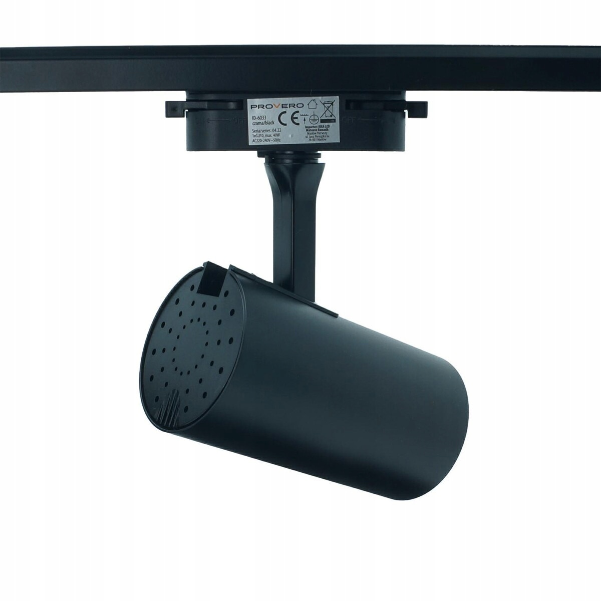 Reflector, Provero, LED, Spot, Rail, Gu10, Negru - eMAG.ro