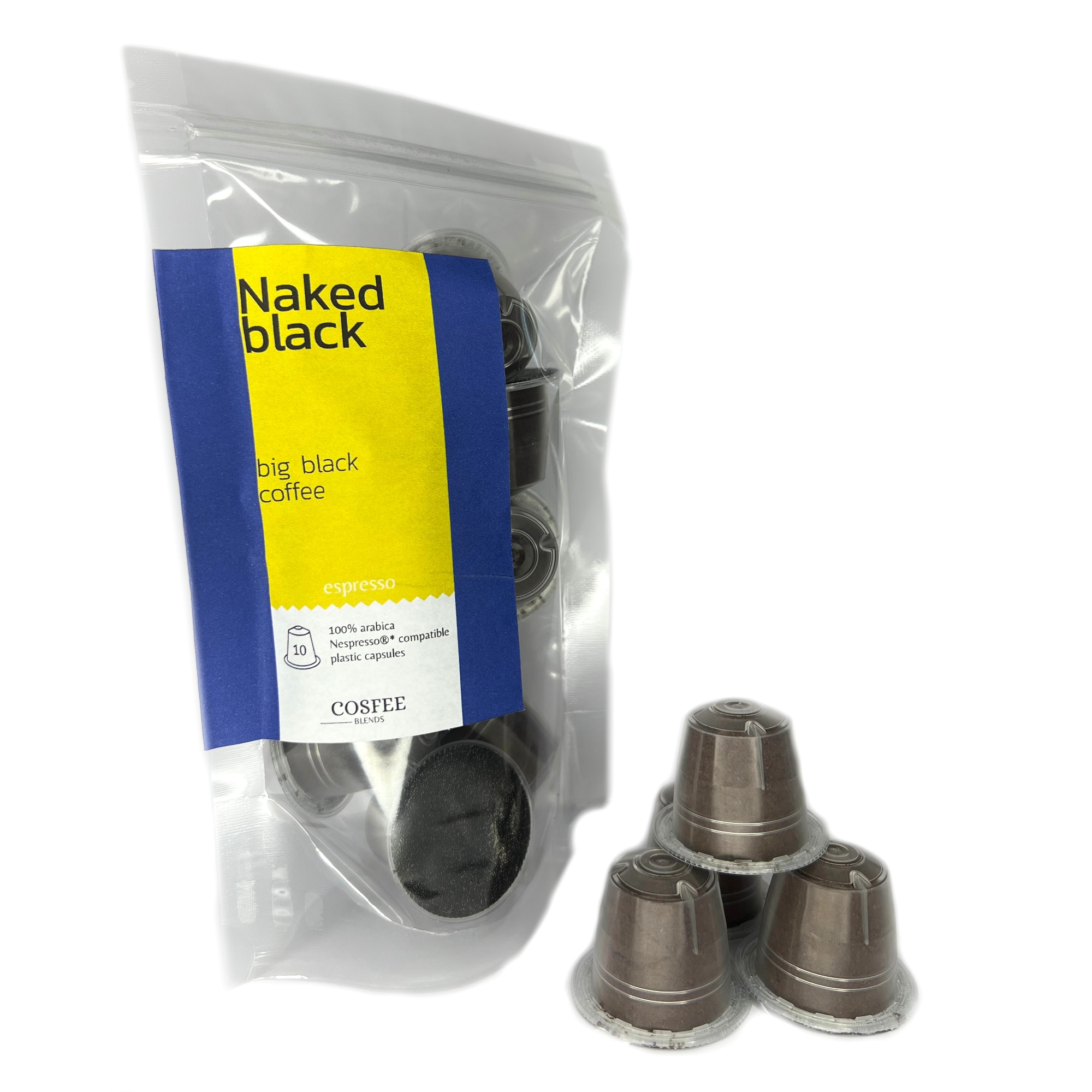 Big Black Coffee - Cafea naturala 10 capsule compatibile Nespresso ...