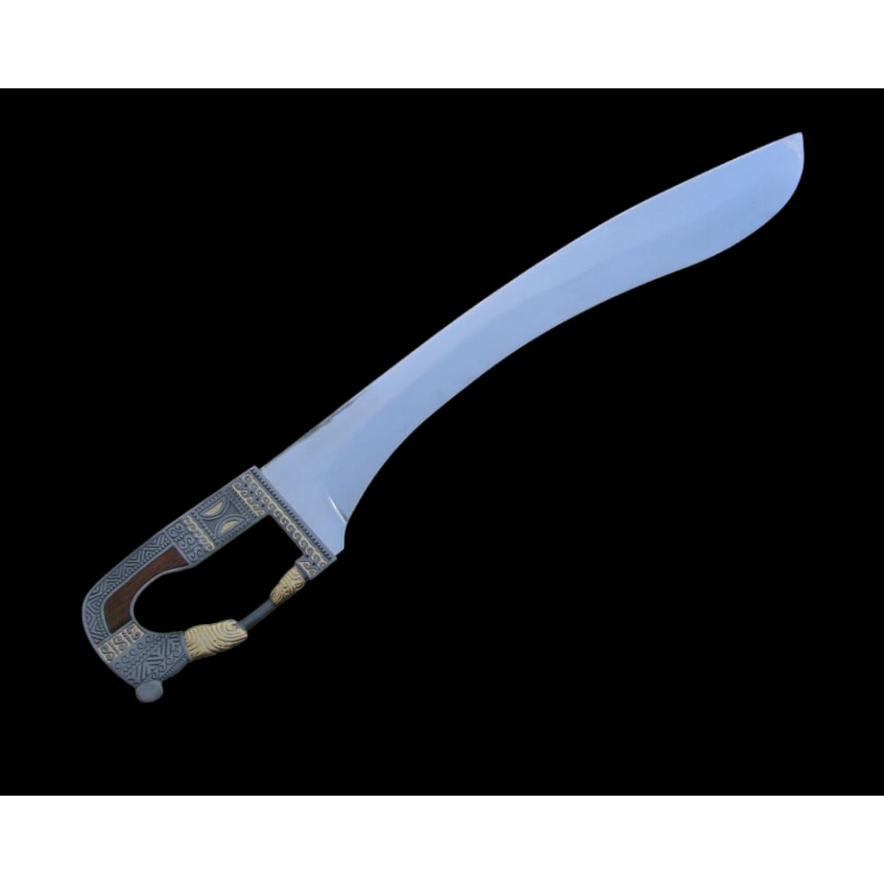 Sabie istorica iberica, Falcata, decorativa, din otel, 63cm, 206 - eMAG.ro