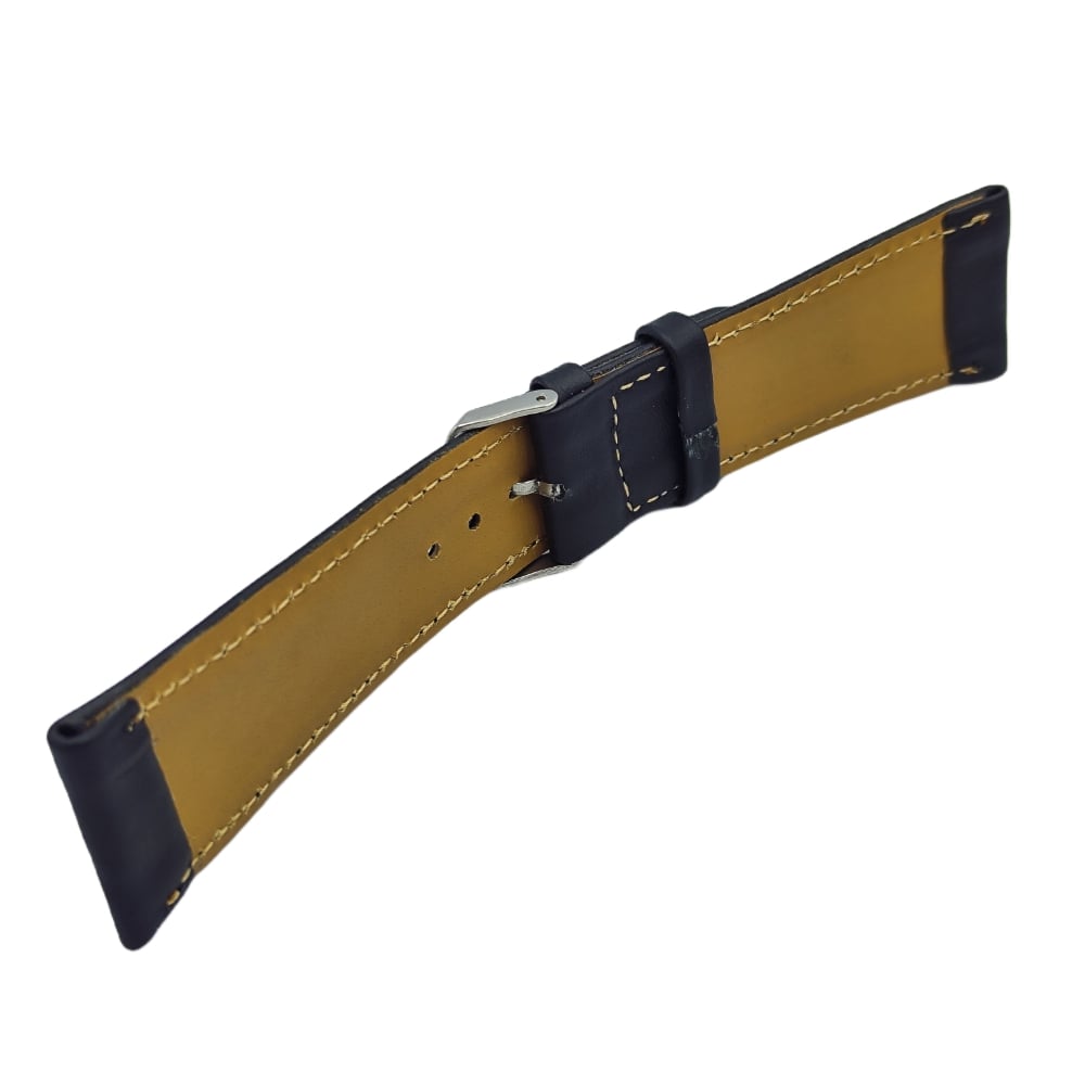 Curea ceas Romania 26mm piele naturala neagra - eMAG.ro