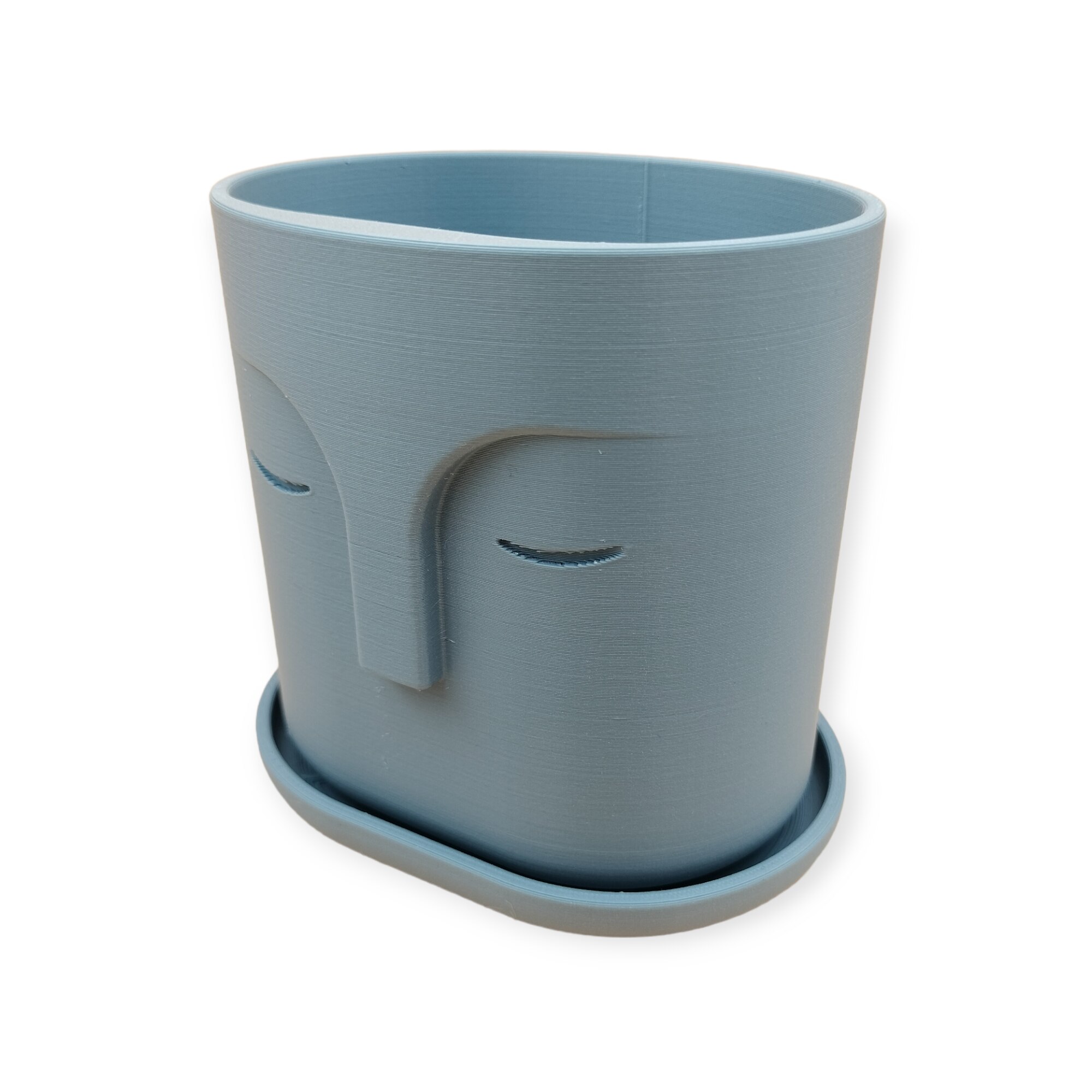 Ghiveci printat 3D din material biodegradabil, cu orificii pentru ...