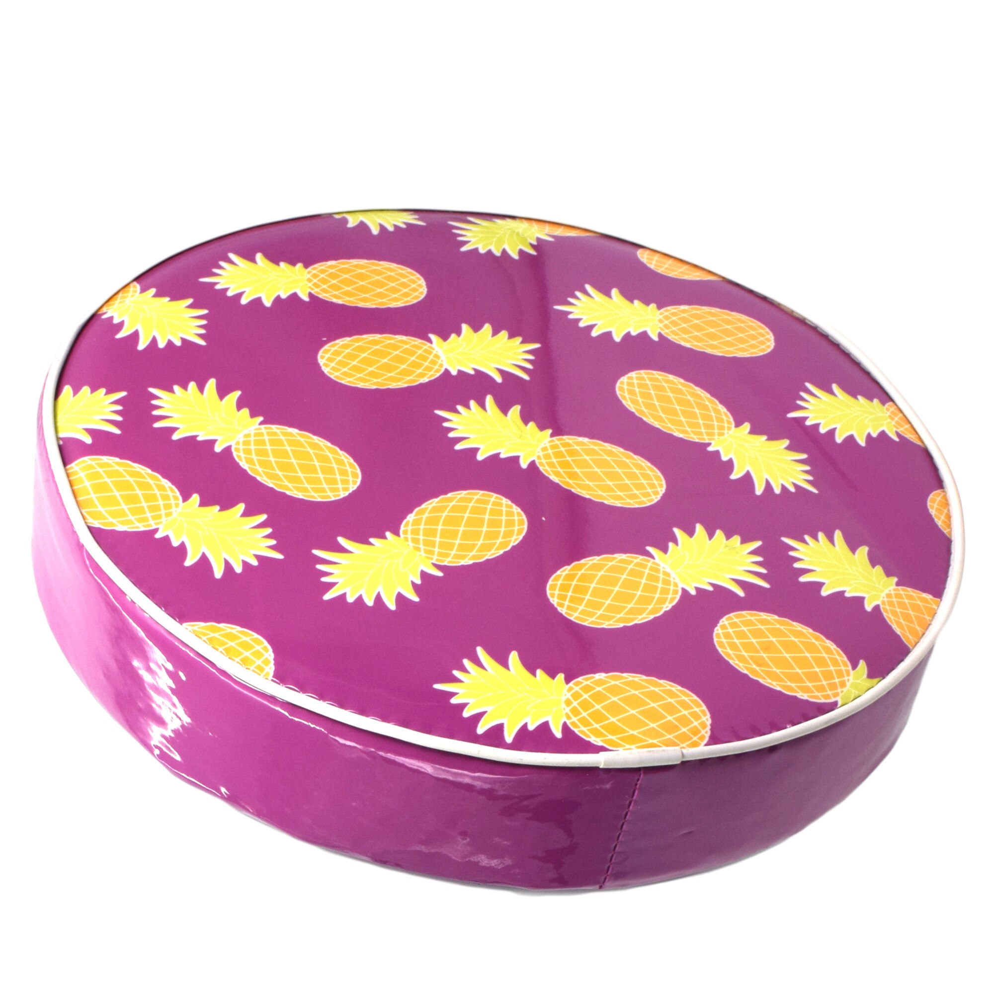 Scaun decorat, roz design ananas pliabil PVC/Metal 30x50 cm, 02920 ...