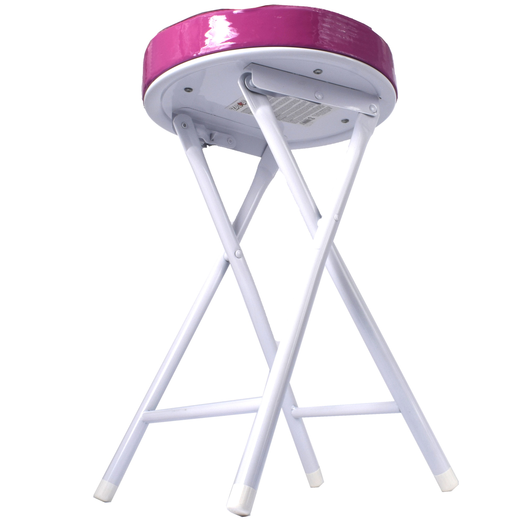 Scaun decorat, roz design ananas pliabil PVC/Metal 30x50 cm, 02920 ...