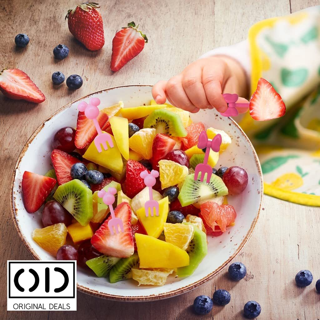 Mini Furculite pentru Fructe, Legume, Mancare si Prajituri, pentru ...