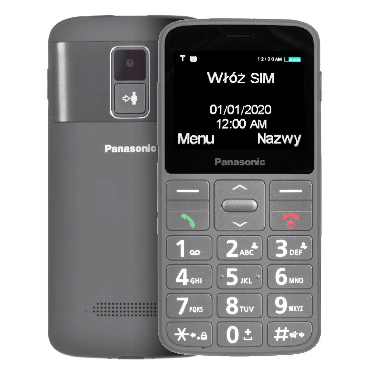 Panasonic KX-TU160EXG 2.4 inch cu buton SOS, Bluetooth - eMAG.ro