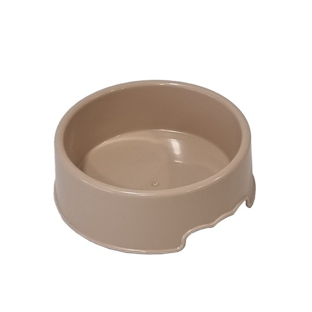Castron Rotund pentru Caini si Pisici, Roz Pudrat, 0.35L - eMAG.ro